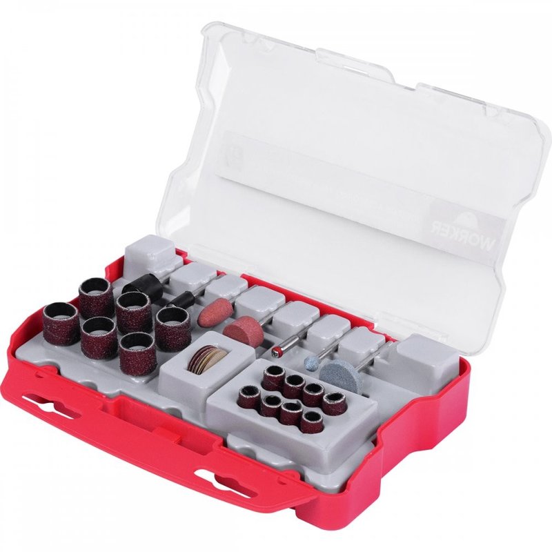 Jogo De Acessórios Micro Retifica Com 31 Peças - Worker